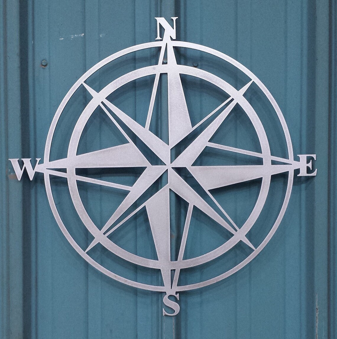 Compass Rose Metal Wall Art Nautical Home Decor - Etsy