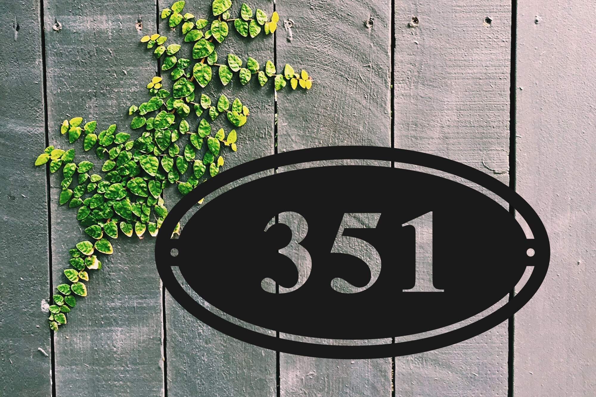 Address Sign Custom Round Address Sign House Number - Etsy