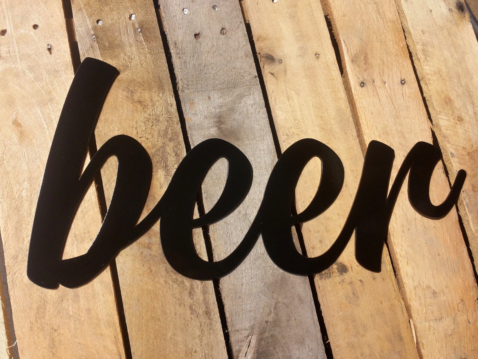 Beer Beer Sign Metal Wall Art | Etsy