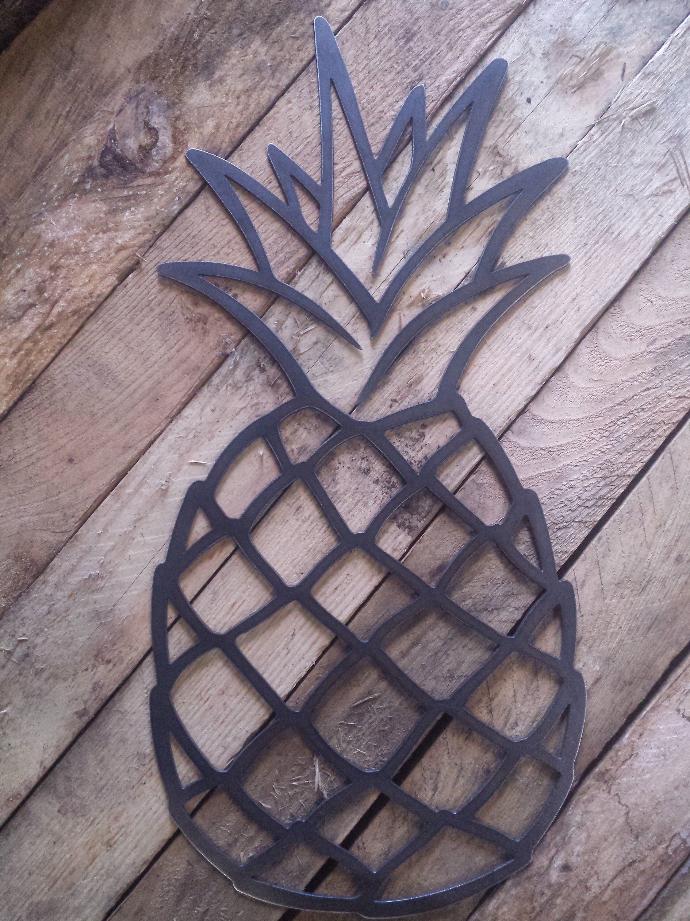 Pineapple | Metal Wall Art | Home Decor - Etsy