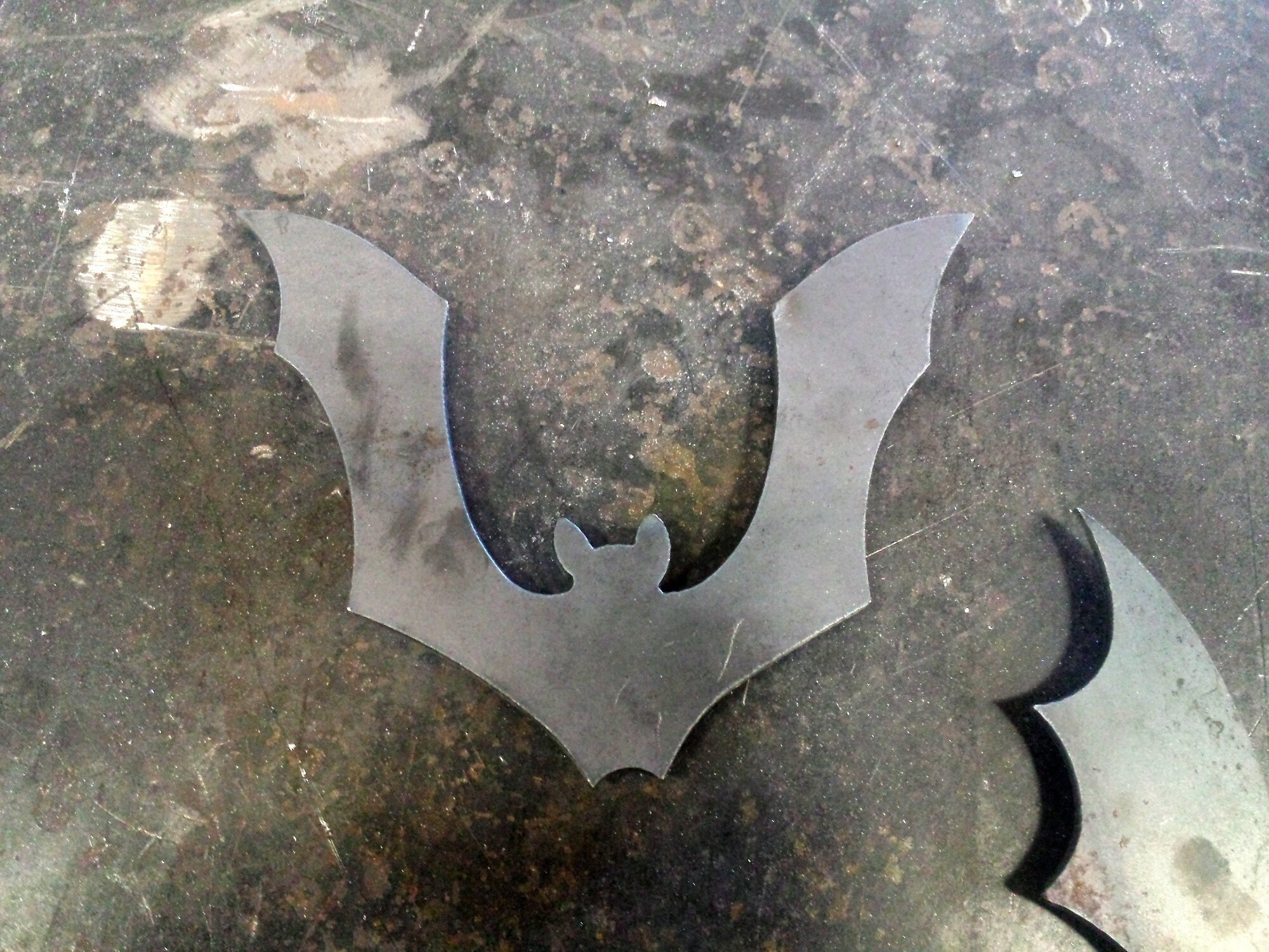 Bat Halloween Decoration Metal Wall Art - Etsy