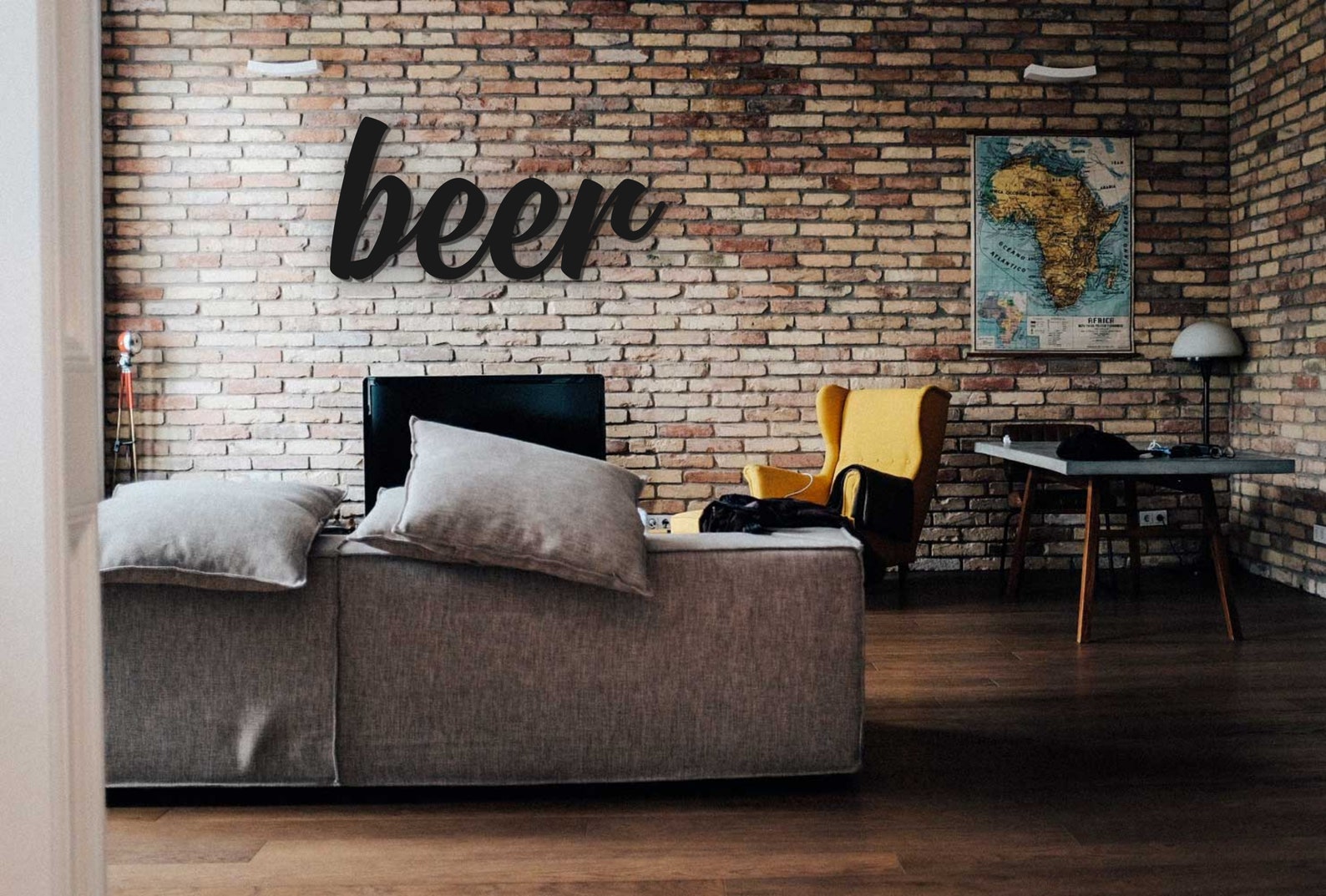 Beer Beer Sign Metal Wall Art | Etsy