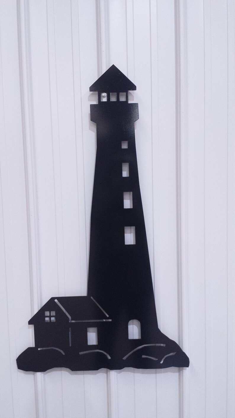 Lighthouse Metal Wall Art Home Decor | Etsy