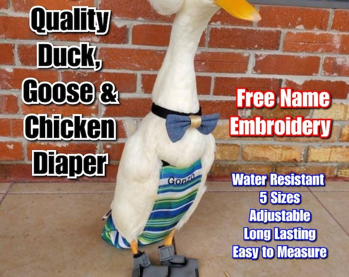 High Quality NEW STYLE Adjustable Diaper Harness for Duck Chicken Goose ...