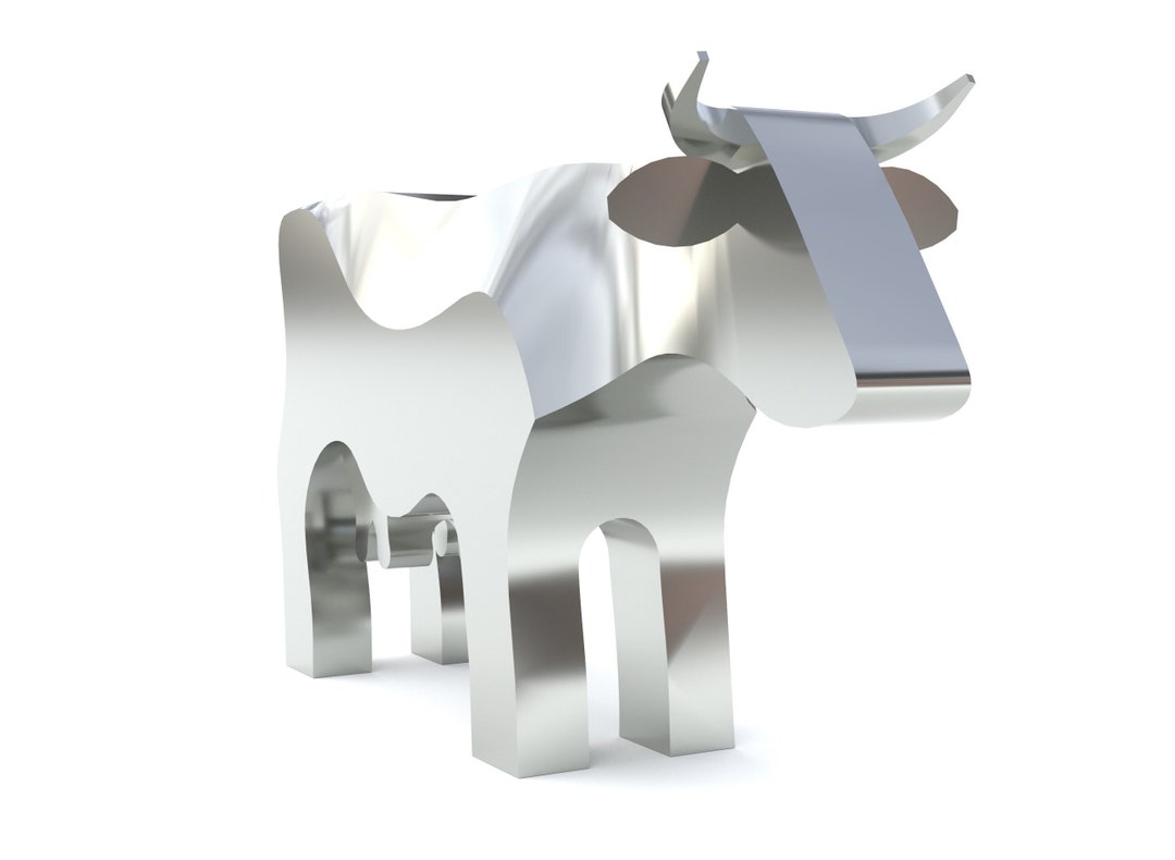 Welding Project, DIY Cow Sculpture, Metal CNC Cutting, DXF Template ...