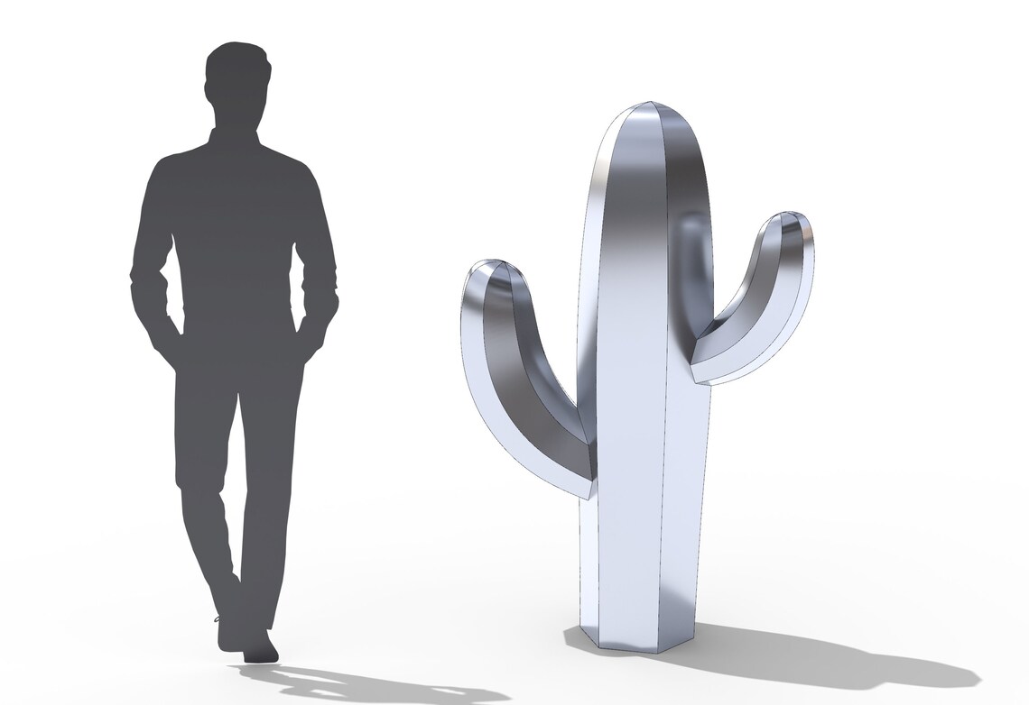 DIY Metal Cactus Sculpture, Welding Project, CNC DXF File - Etsy