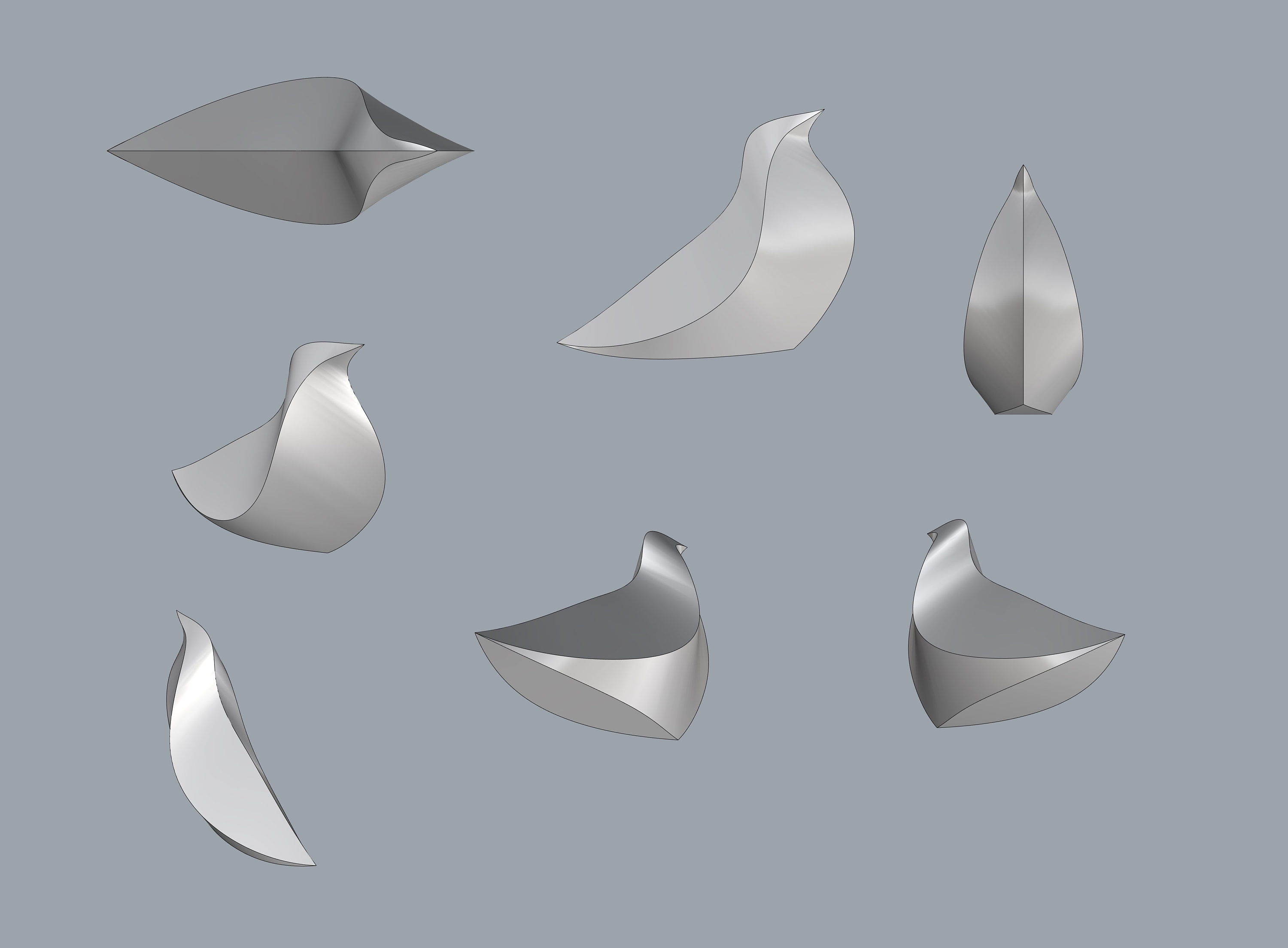 DIY Welding Project, Bird Sculpture, DXF Template, Plasma Cutter, Metal ...