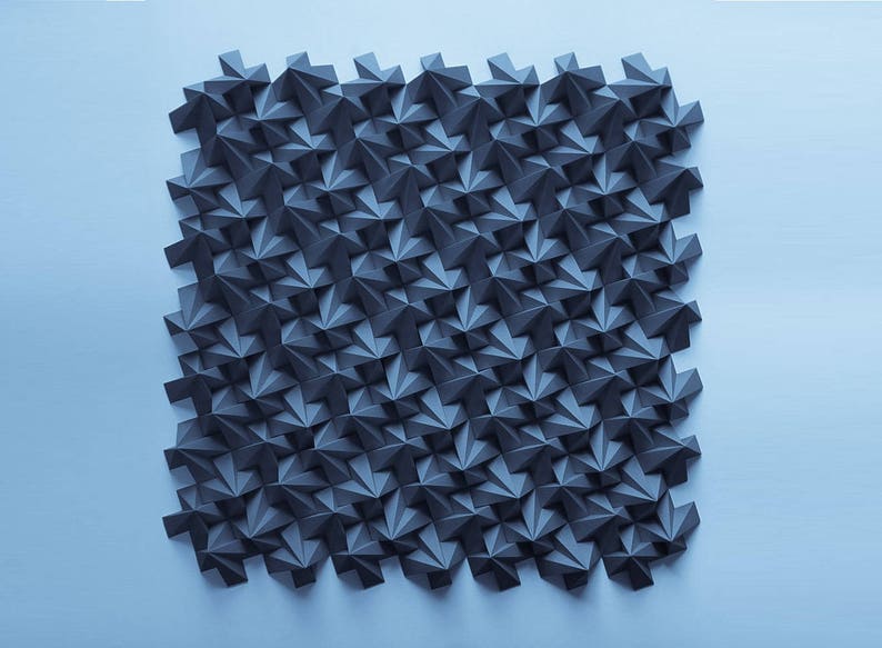 Mosaic Tiles for Crafts, PDF Download, Polygonal Tiles, 3D Papercraft ...