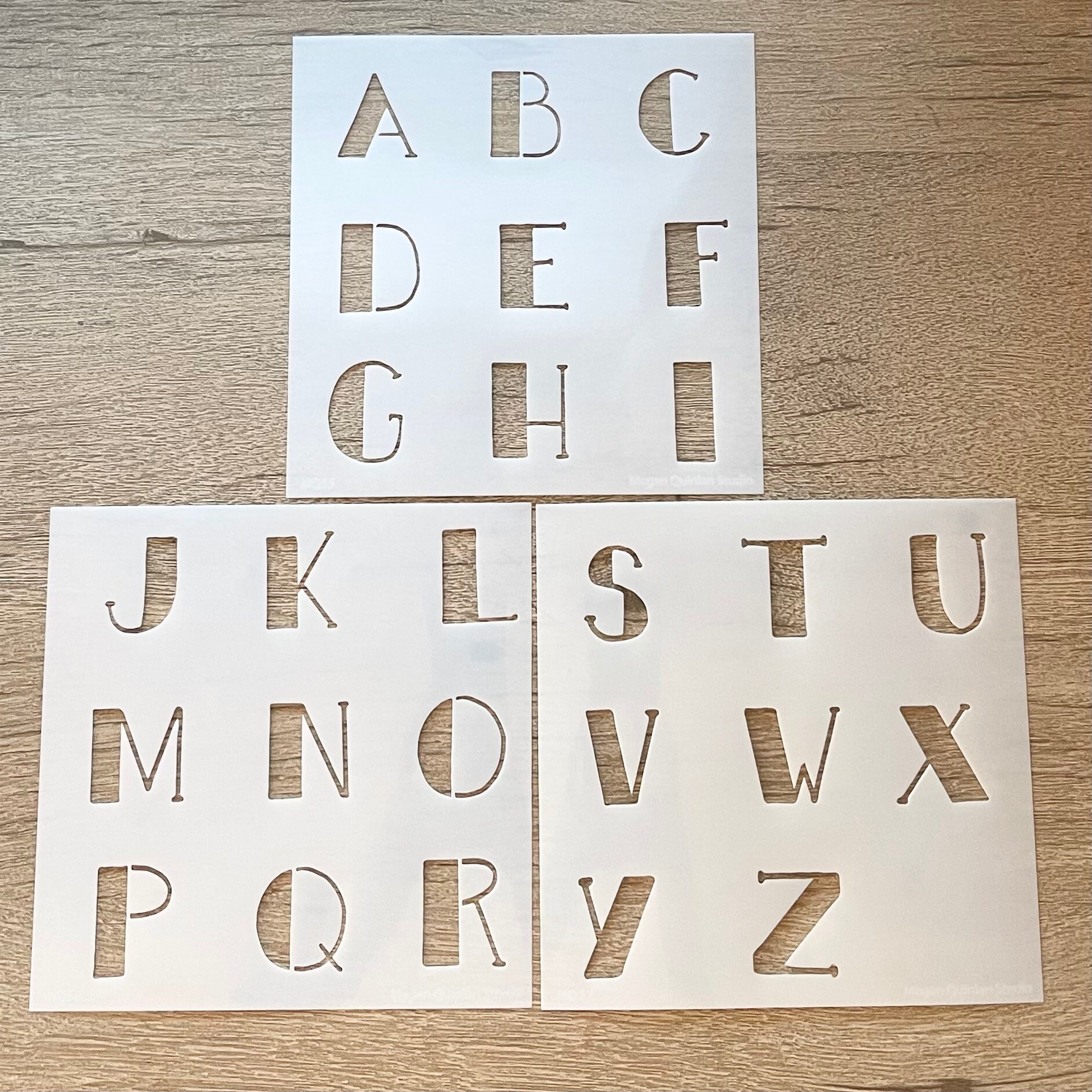 Alphabet Set 1 - Etsy