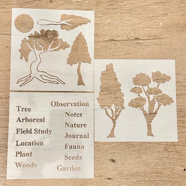 Nature Stencils - Etsy