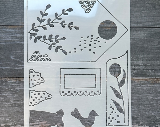 Paper Doll Stencil Set - Etsy New Zealand