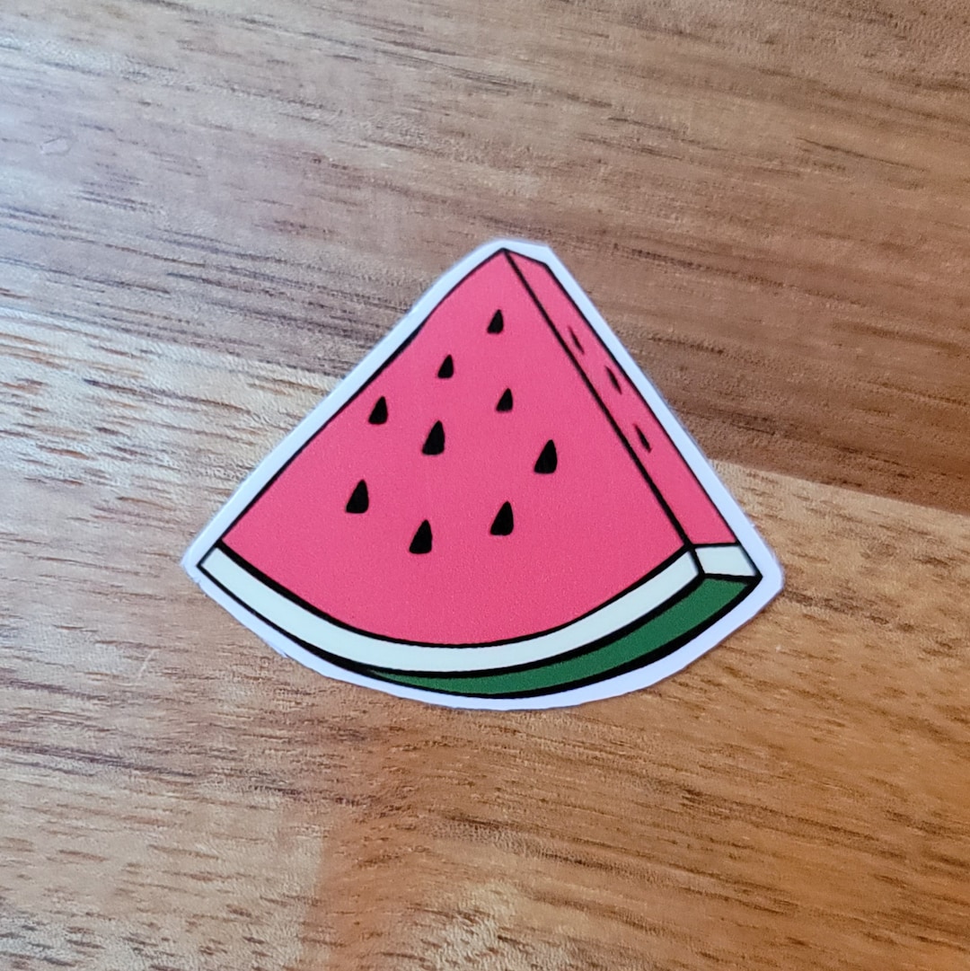 Watermelon Sticker/ Fruit Sticker/ Vinyl Sticker/ Journal Sticker ...