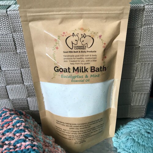 Goat Milk Bath Shots Milk Bath Natural Bath Soak Epsom - Etsy