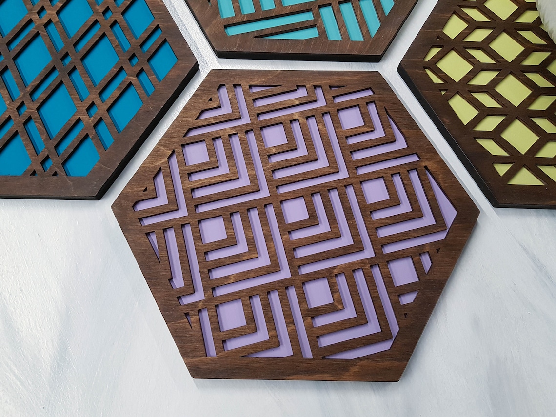 Trivets for Hot Dishes, Colorful Trivet, Hot Pads for Plates, Dining ...