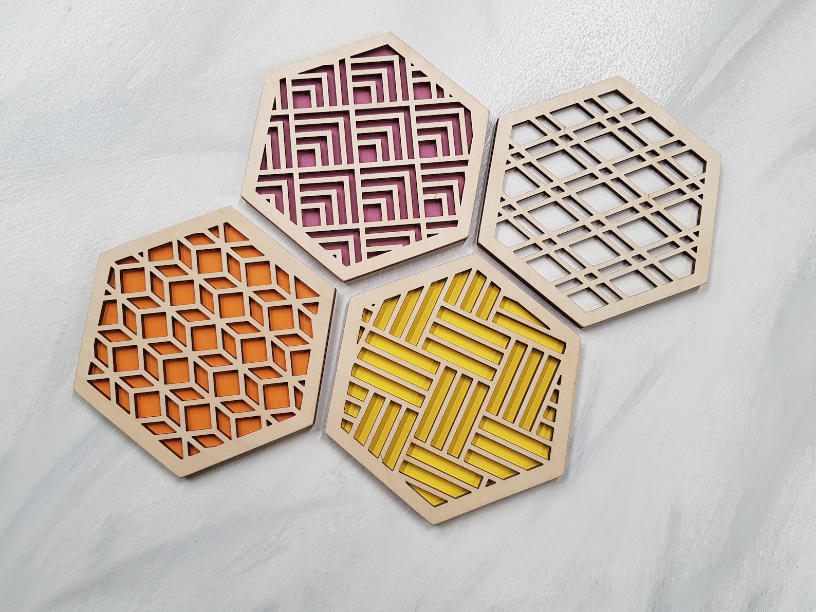 Trivets for Hot Dishes, Colorful Trivet, Hot Pads for Plates, Dining ...
