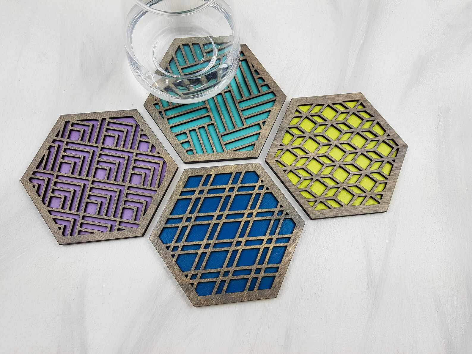 Design Your Own Coaster Set Unique Modern Coaster Colorful - Etsy Canada