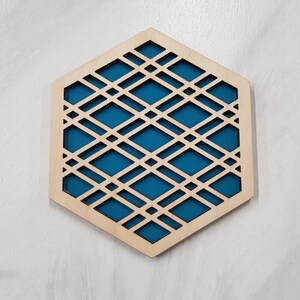 Modern Trivets, Custom Trivet Set, Colorful Trivet, Trivet for Plates ...