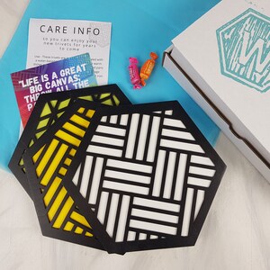 Modern Trivets, Custom Trivet Set, Colorful Trivet, Trivet for Plates ...