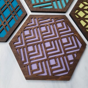 Modern Trivets, Custom Trivet Set, Colorful Trivet, Trivet for Plates ...