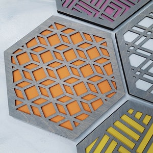 Modern Trivets Custom Trivet Set Colorful Trivet Trivet For | Etsy