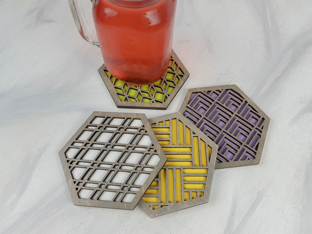 Design Your Own Coaster Set Unique Modern Coaster Colorful - Etsy Canada