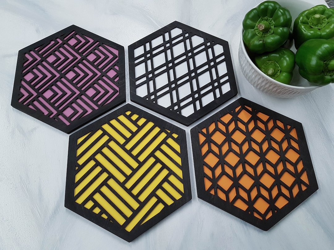 Trivets for Hot Dishes, Colorful Trivet, Trivet for Plates, Dining ...