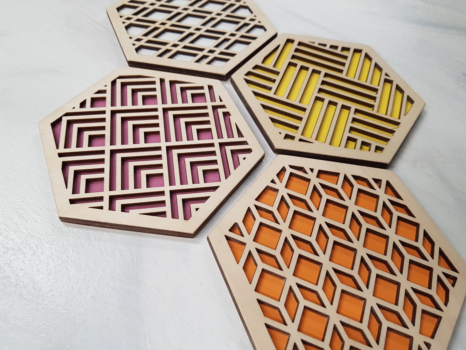 Modern Trivets Custom Trivet Set Colorful Trivet Trivet for | Etsy