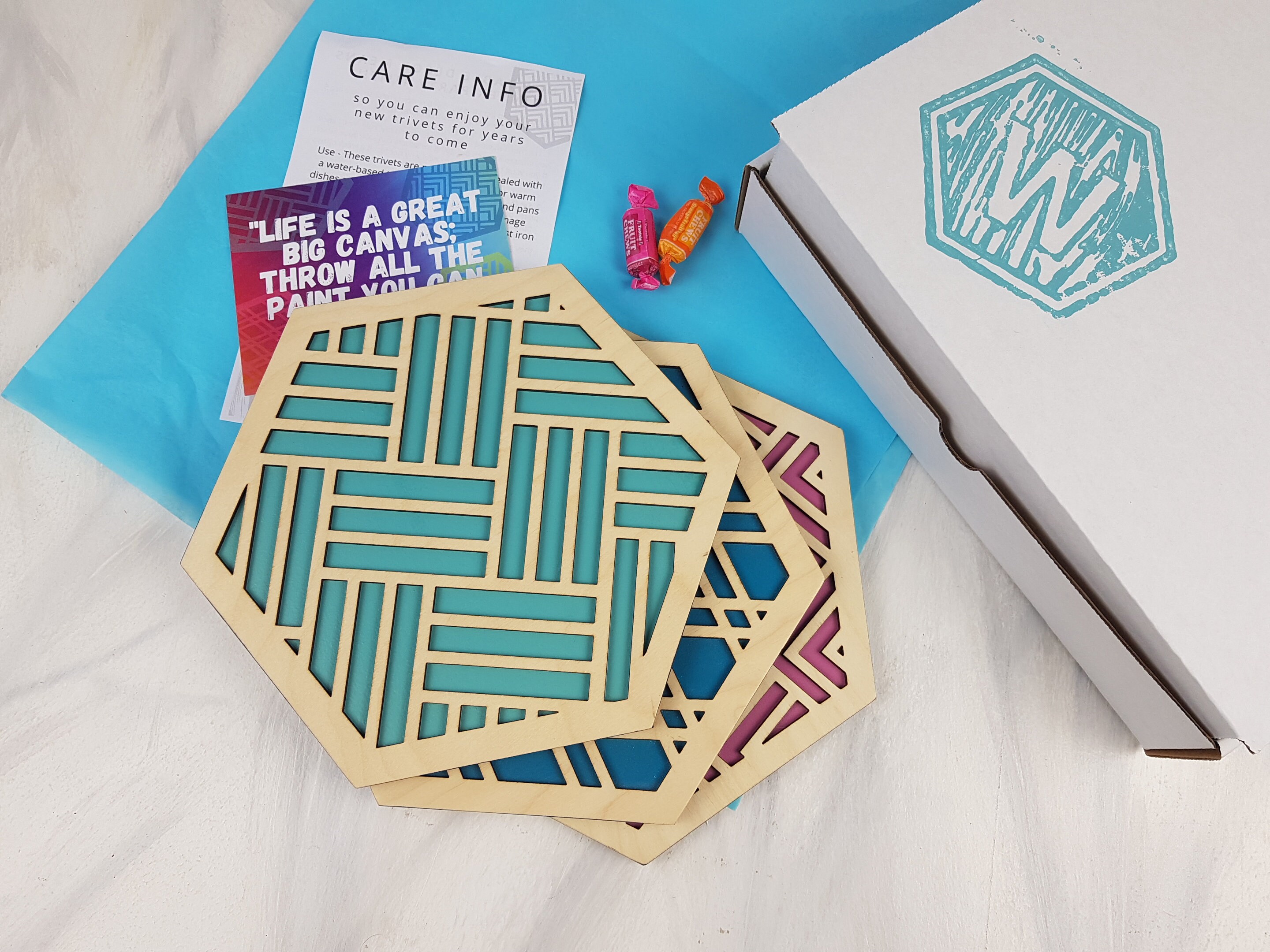 Trivets for Hot Dishes Colorful Trivet Hot Pads for Plates - Etsy