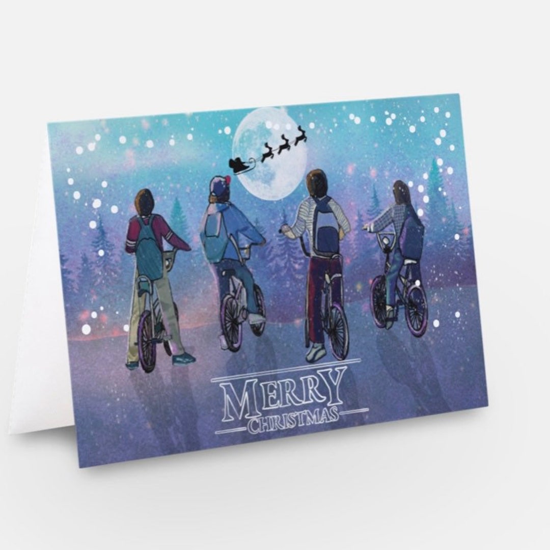 STRANGER THINGS Christmas Card - Etsy
