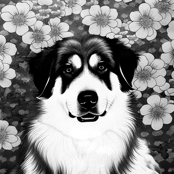 Black and White Newfoundland Wall Art - Etsy