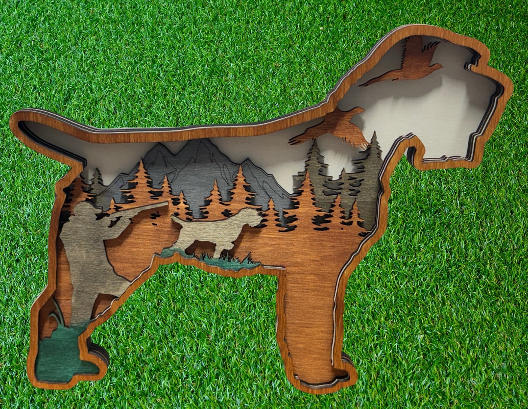 Wirehaired Pointing Griffin Hunting Wall Art - Etsy