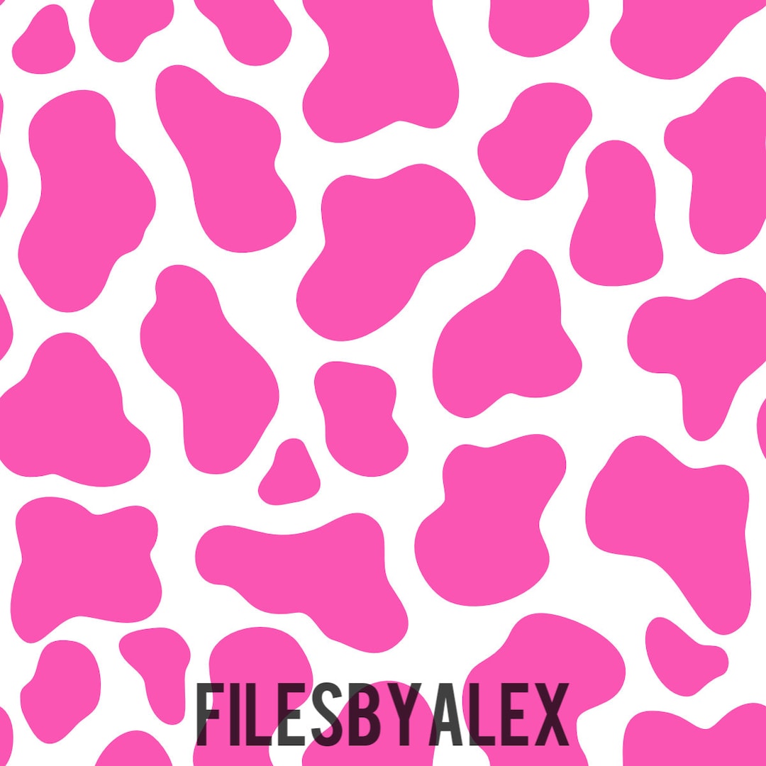Pink Cow Seamless Pattern - Etsy