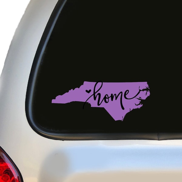 North Carolina Decal - Etsy