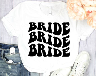 Cute Smart Fun Lovely Bride Tee Bridal Party Shirts Tees - Etsy
