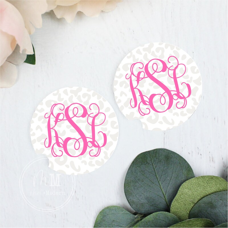 Hot Pink Coasters - Etsy