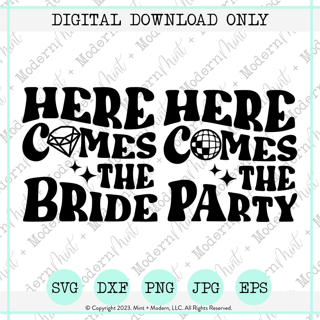 Bachelorette Party SVG Bundle Cutting Files - Digital Download Only - Etsy