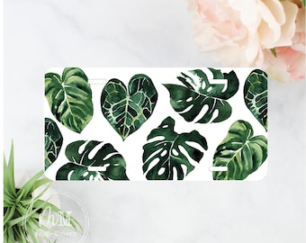 Leaf License Plate - Etsy