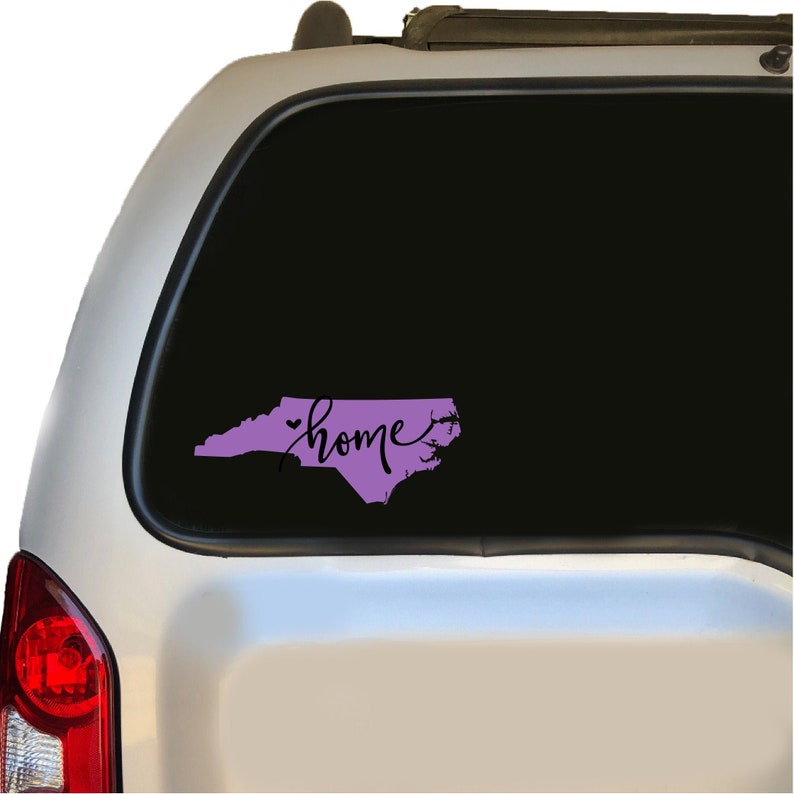 North Carolina Home Decal NC Decal - Etsy