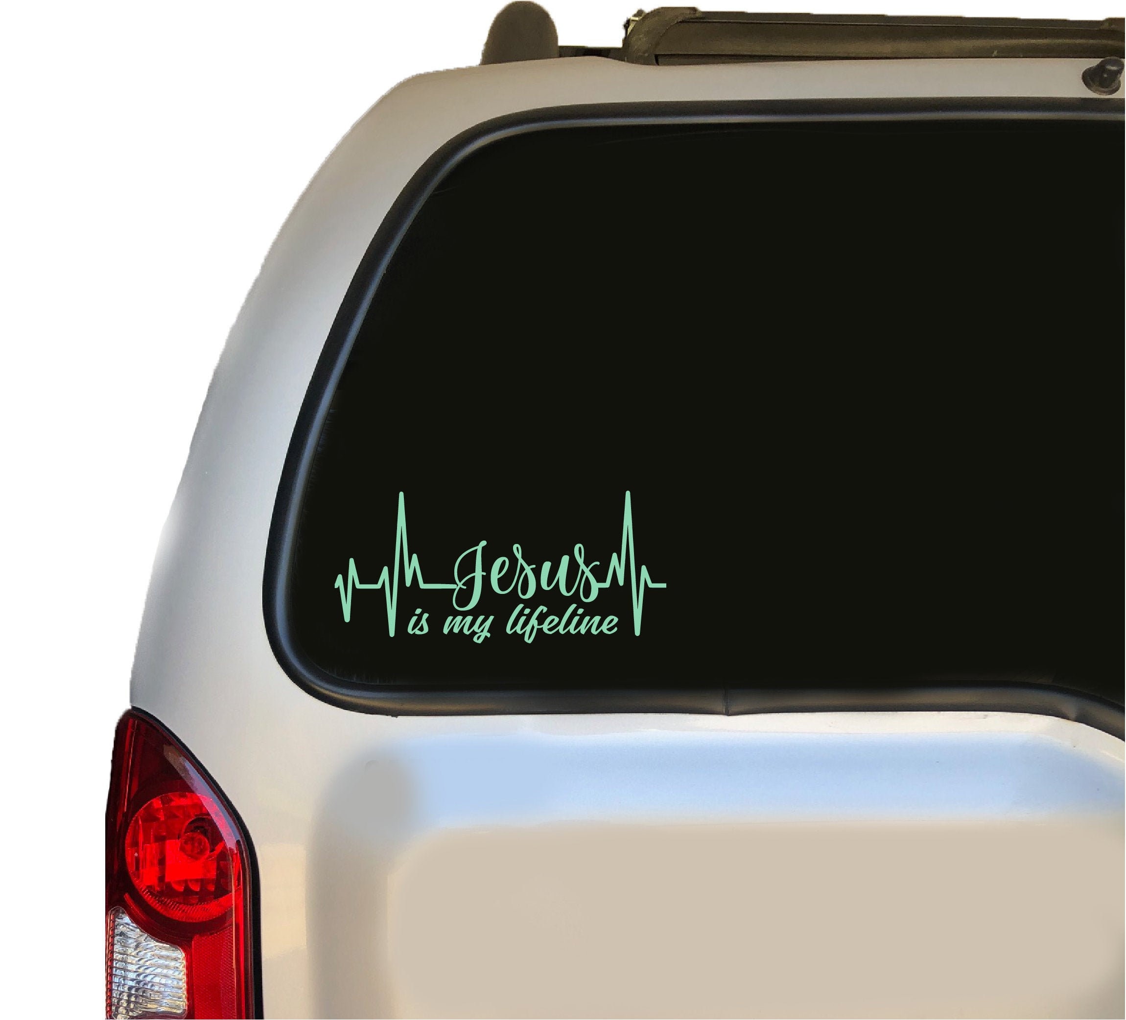 Jesus is My Lifeline Decal Religious Decal - Etsy