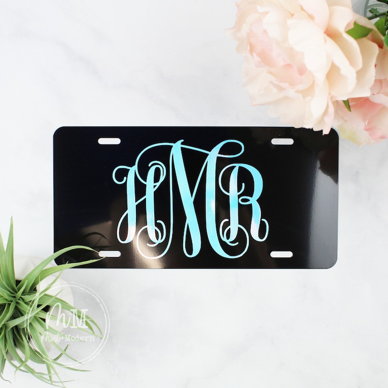 Monogrammed Plate - Etsy