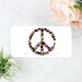 Leopard Peace Sign Front License Plate - Etsy
