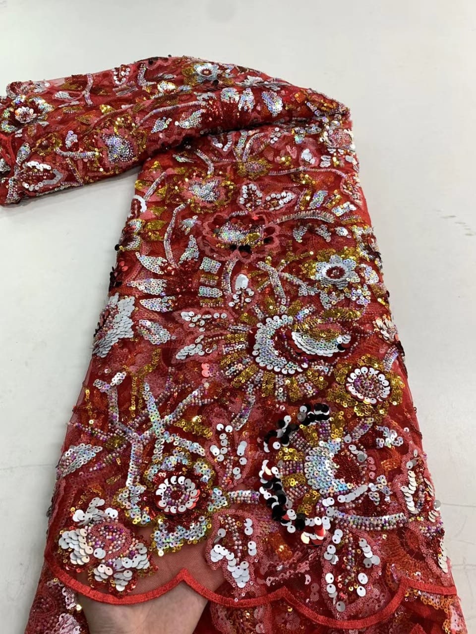 Luxury Multi Color Sequin Fabric Scale Sequin Prom Evening - Etsy