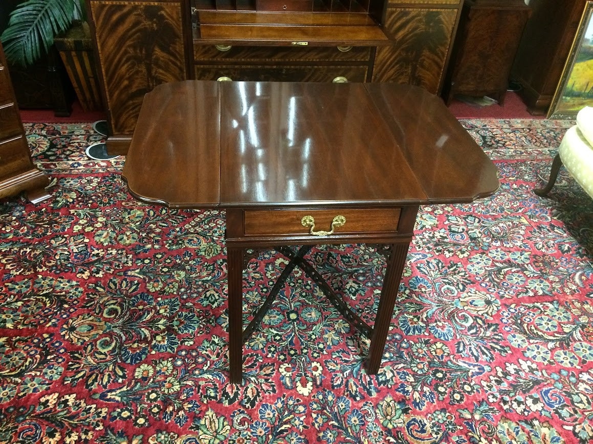 Vintage Drop Side End Table, Council Craftsmen Furniture, End Table ...