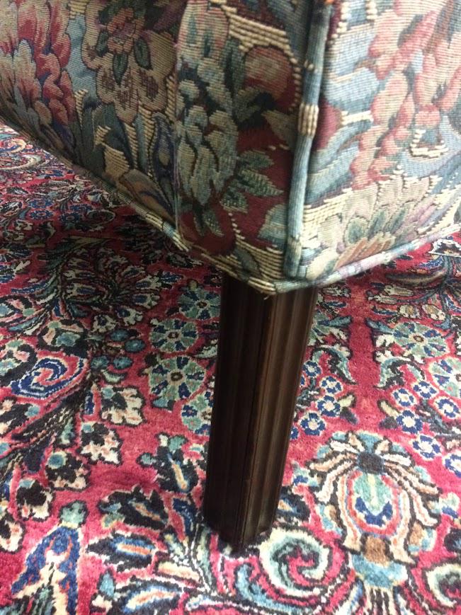 Antique English Style Chair, Antique Wing Back Chair - Etsy