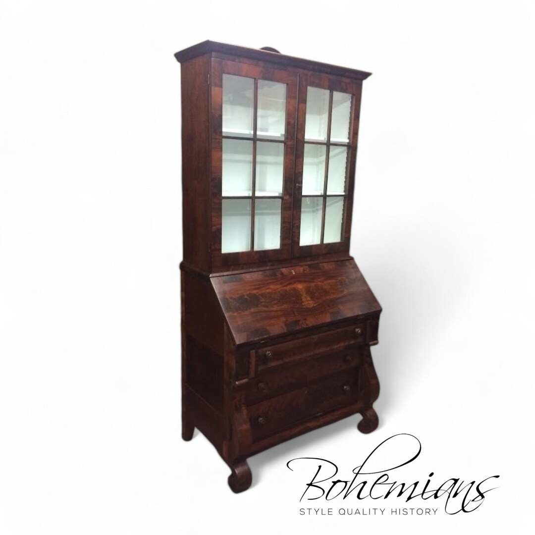 Antique Empire Secretary Desk, Antique Secretary Desk Mahogany, Empire ...