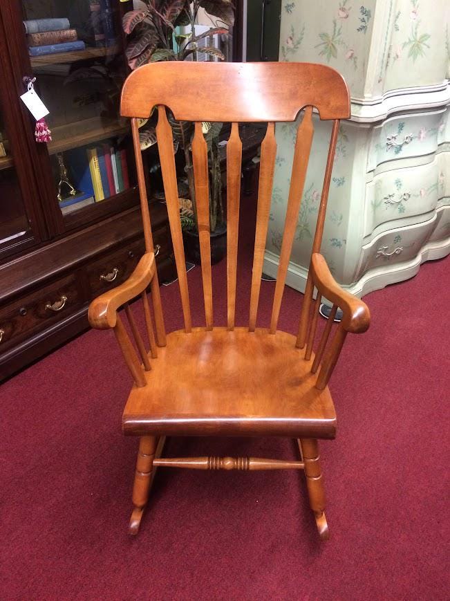 Vintage Rocking Chair, Tell City Cherry Rocker, Cherry Rocker Chair ...