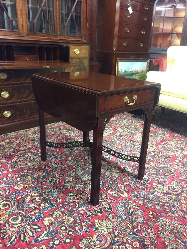 Vintage Drop Side End Table, Council Craftsmen Furniture, End Table ...