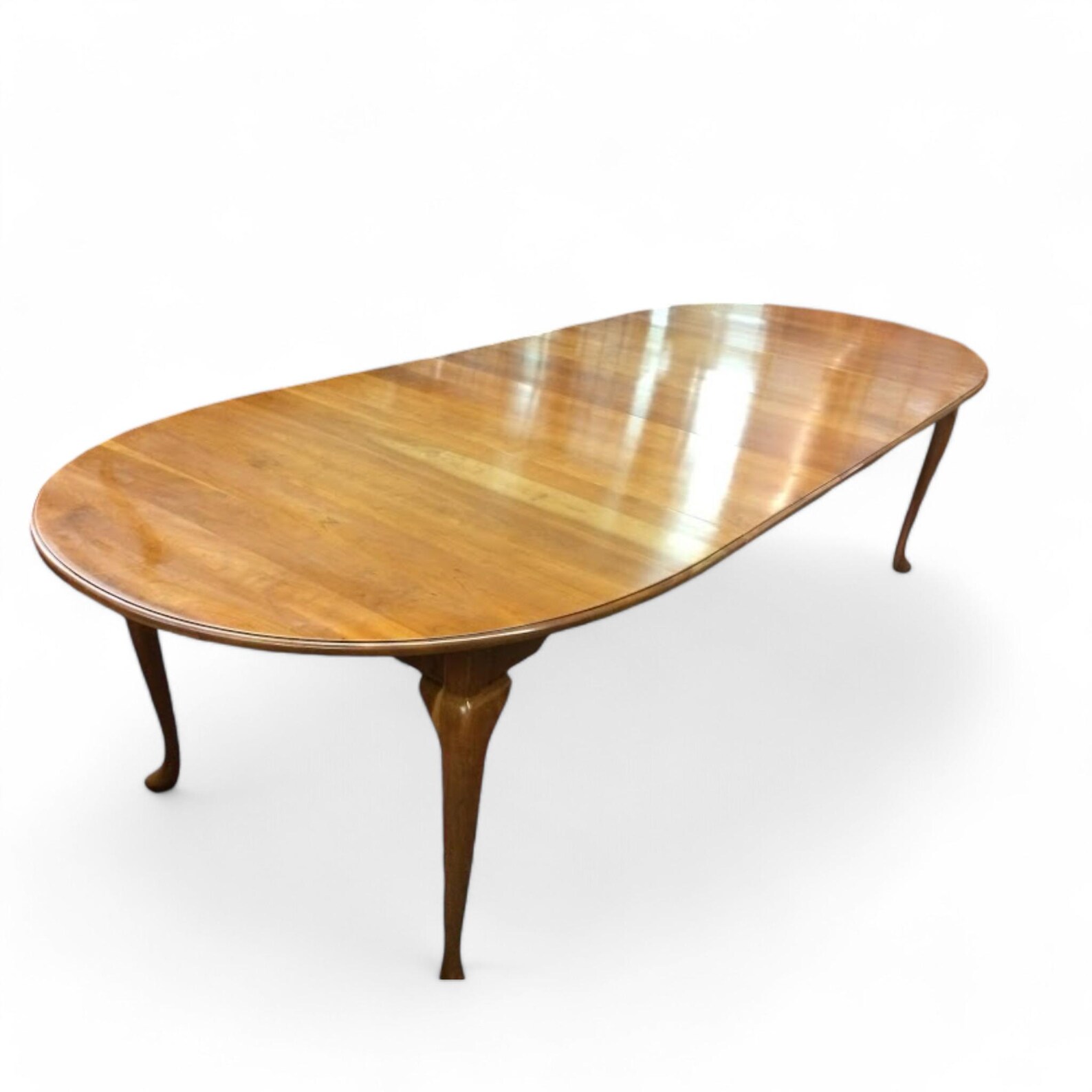 Harden Dining Table, Long Cherry Wood Dining Table, Vintage Dining ...