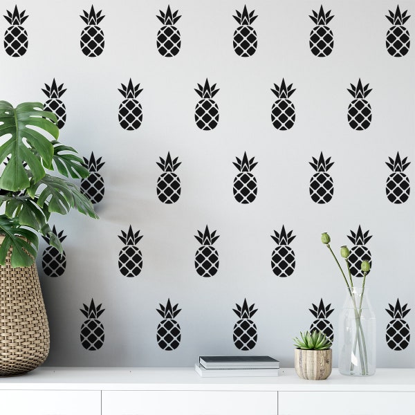 Pineapple Wall Decal - Etsy