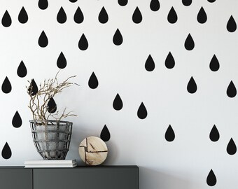 Rain Decal | Etsy